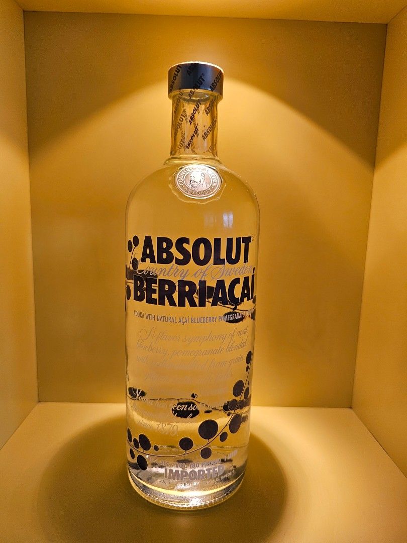 Absolut Berri Acai, Food & Drinks, Alcoholic Beverages on Carousell