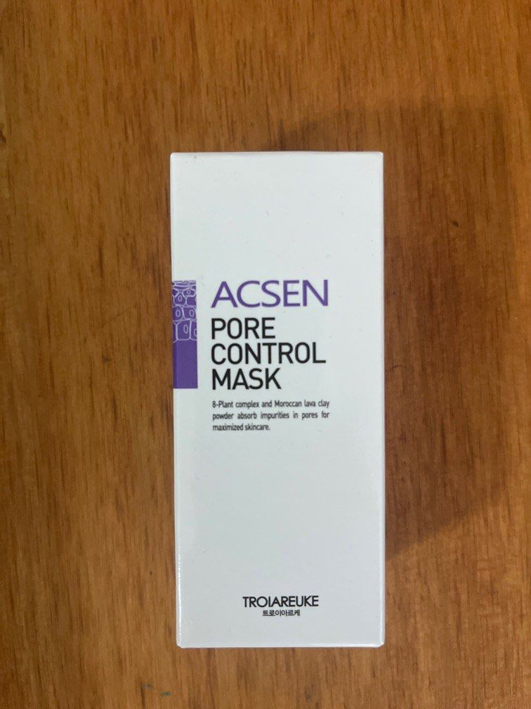 Acsen Pore Control Mask (Expiry 11 Jan 2024), Beauty & Personal Care ...