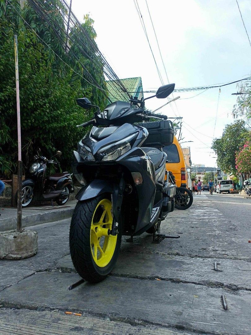 Aerox v2 2021 model, Motorbikes, Motorbikes for Sale on Carousell