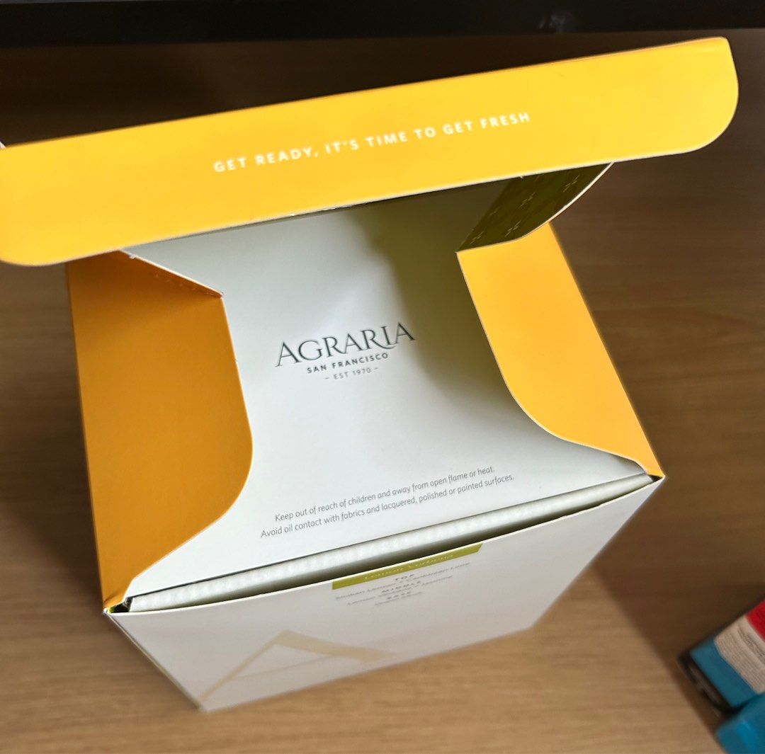 Agraria presence diffuser -lemon verbena, Furniture & Home Living, Home ...