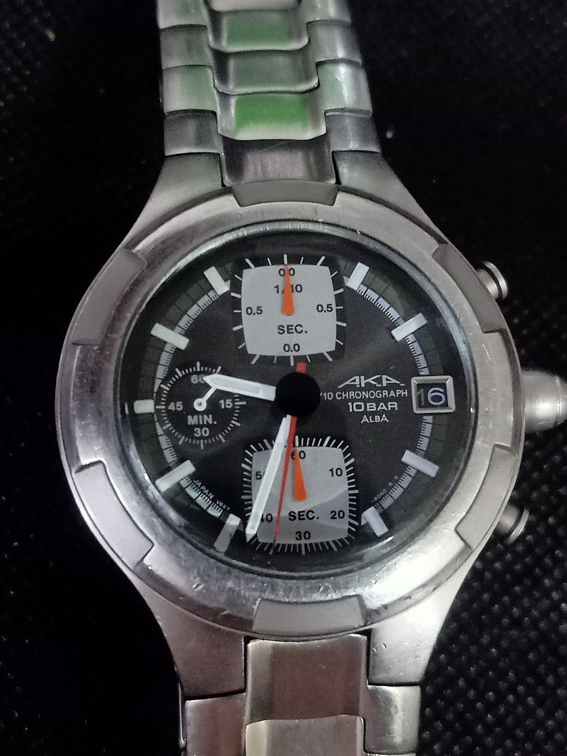 Aka japan chronograph, Men's Fashion, Watches & Accessories, Watches on ...