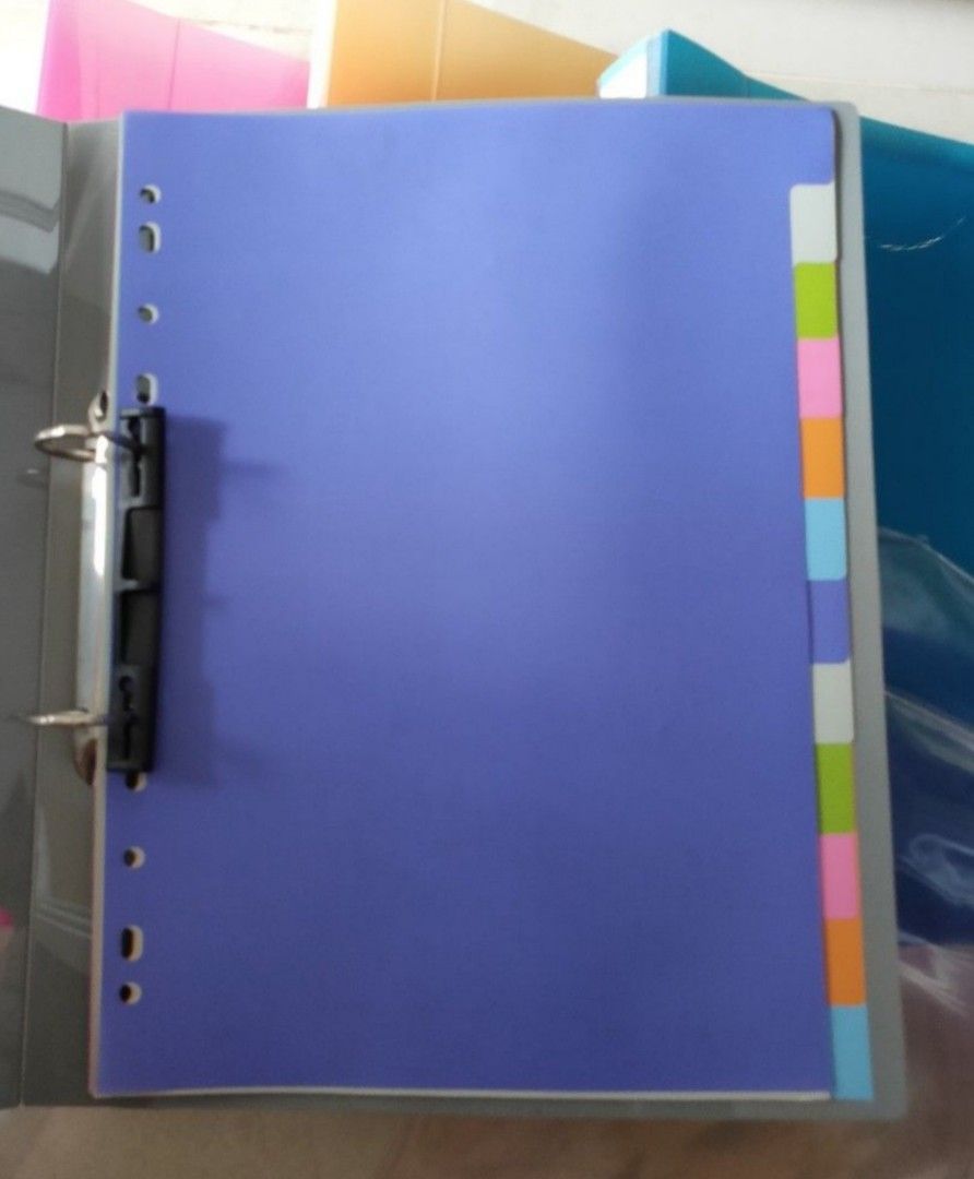 Arch Files + Ring Files + Clear Plastic Folders, Hobbies & Toys ...