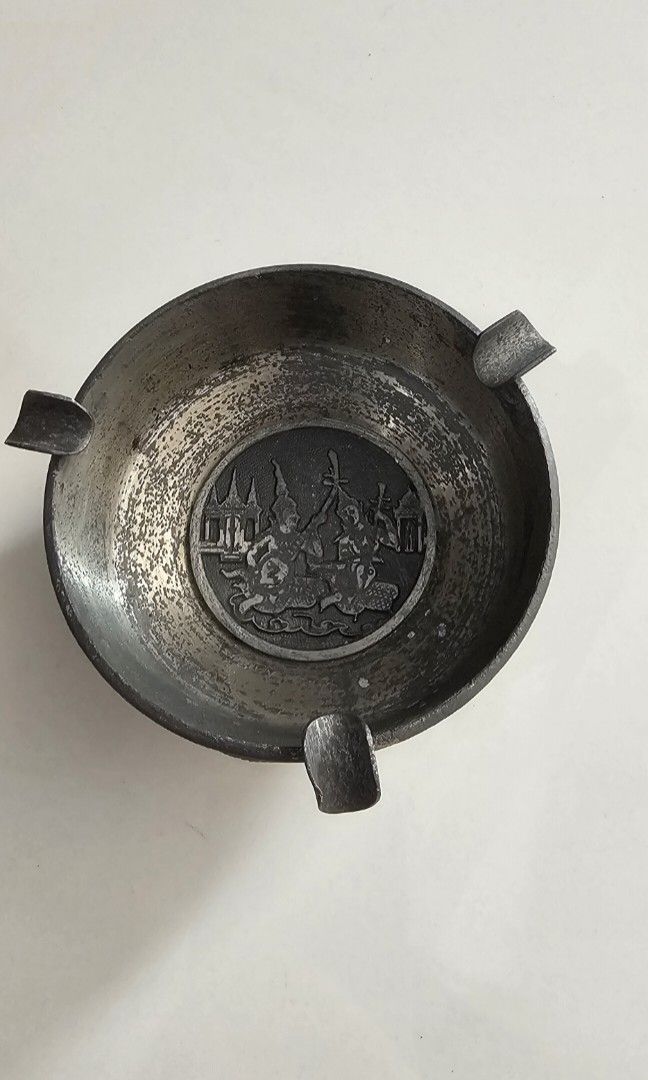 ashtray pewter, Hobbies & Toys, Collectibles & Memorabilia, Vintage ...