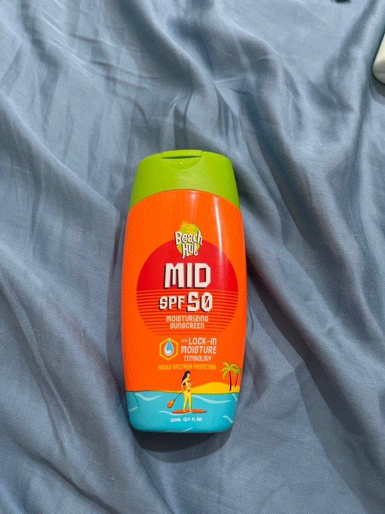 Beach Hut Mid Spf 50 Moisturizing Sunscreen 100mL, Beauty & Personal ...