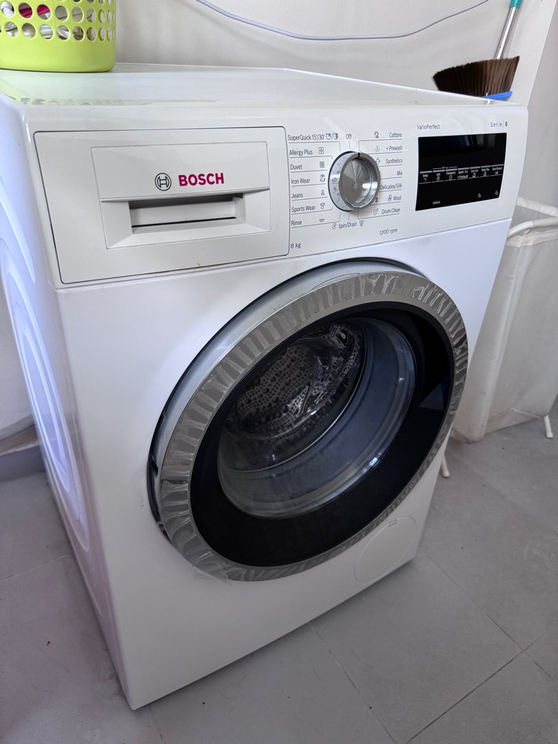 Bosch Washing Machine - Serie | 6 Washing machine, front loader 9 kg ...