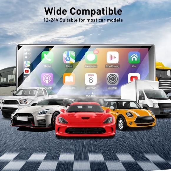 Brand New! 10" Dashboard Android Car Player Monitor | Carplay Android ...