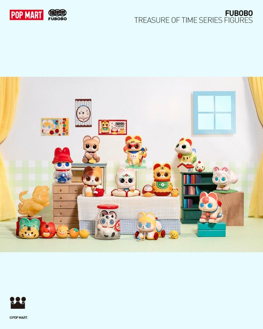 [BRAND NEW! POPMART] POPMART FUBOBO TREASURE OF TIME SERIES FULL SET ...