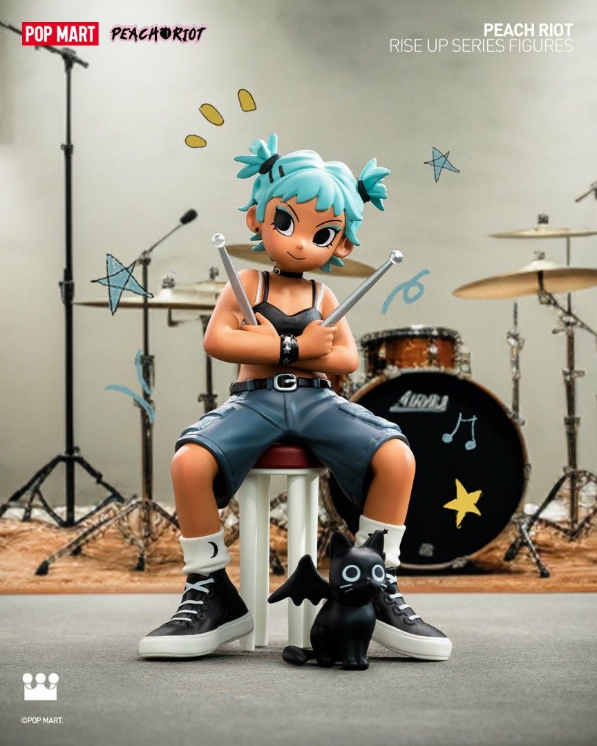 [BRAND NEW! POPMART] POPMART PEACH RIOT RISE UP SERIES FULL SET AND ...