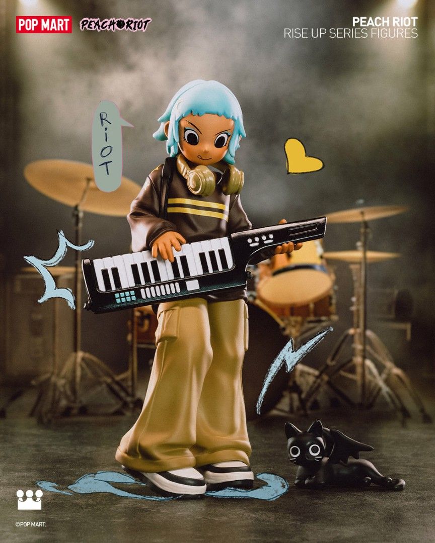 [BRAND NEW! POPMART] POPMART PEACH RIOT RISE UP SERIES FULL SET AND ...