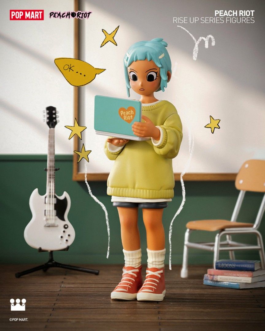 [BRAND NEW! POPMART] POPMART PEACH RIOT RISE UP SERIES FULL SET AND ...