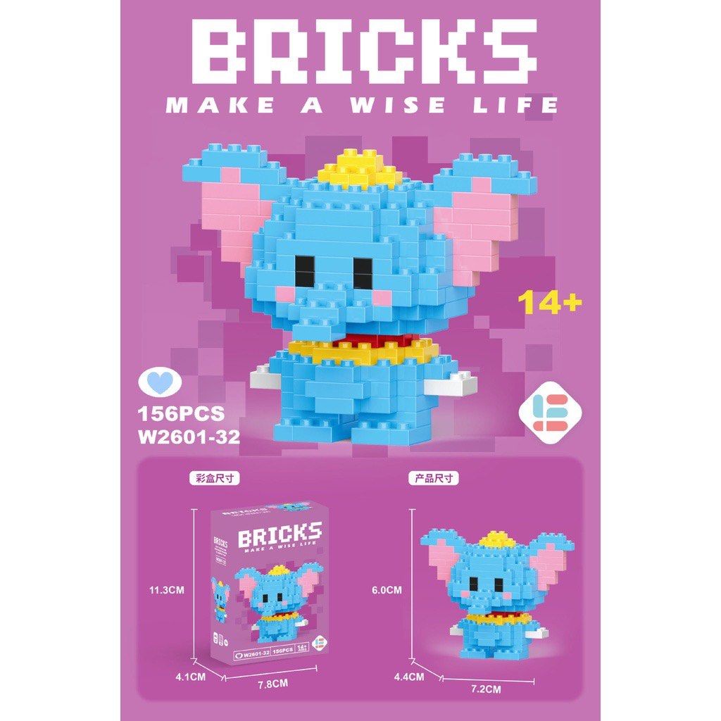BRICKS building blocks Lego gift Dumbo, Mario, Hobbies & Toys, Toys ...
