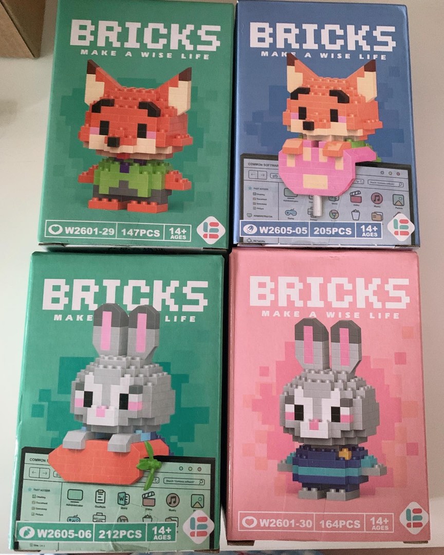 BRICKS Building Blocks Lego Gift ZooTopia Series, Hobbies & Toys, Toys ...