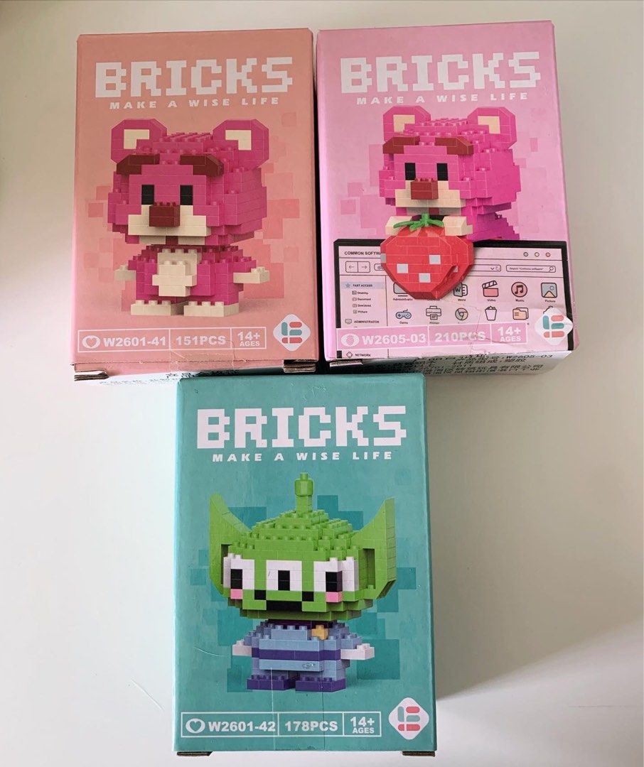 BRICKS Building Blocks Toy Story Lotso Alien Gift Lego, Hobbies & Toys ...