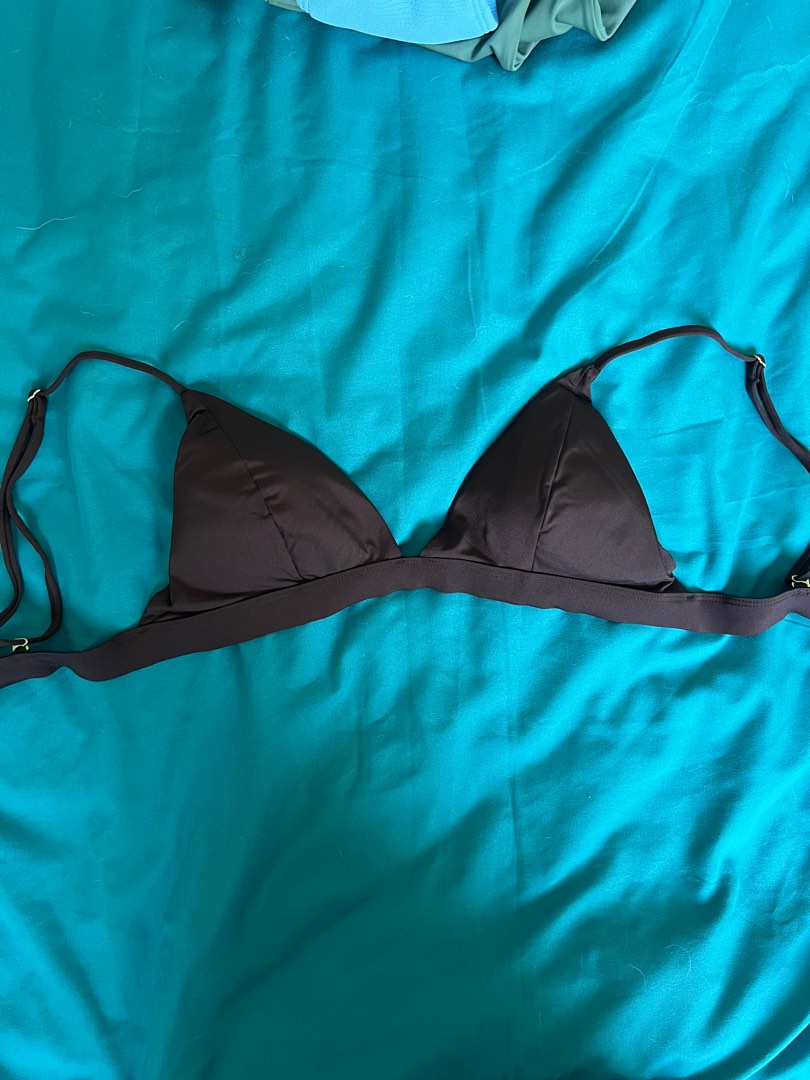 Brown Bikini Top Only Womens Fashion Swimwear Bikinis And Swimsuits
