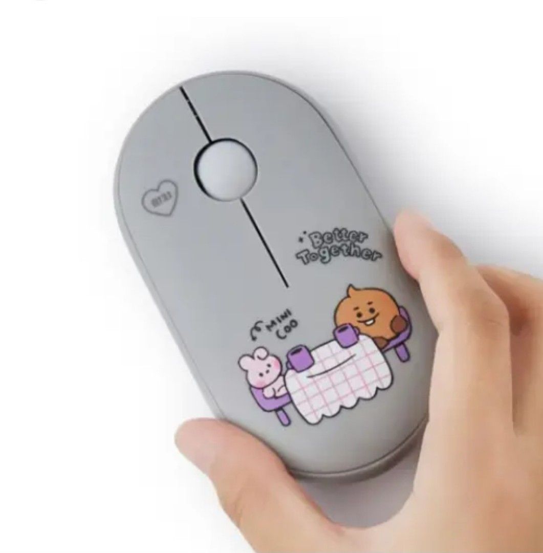 BT21 SHOOKY Little Buddy Wireless Mouse, Computers & Tech, Parts ...
