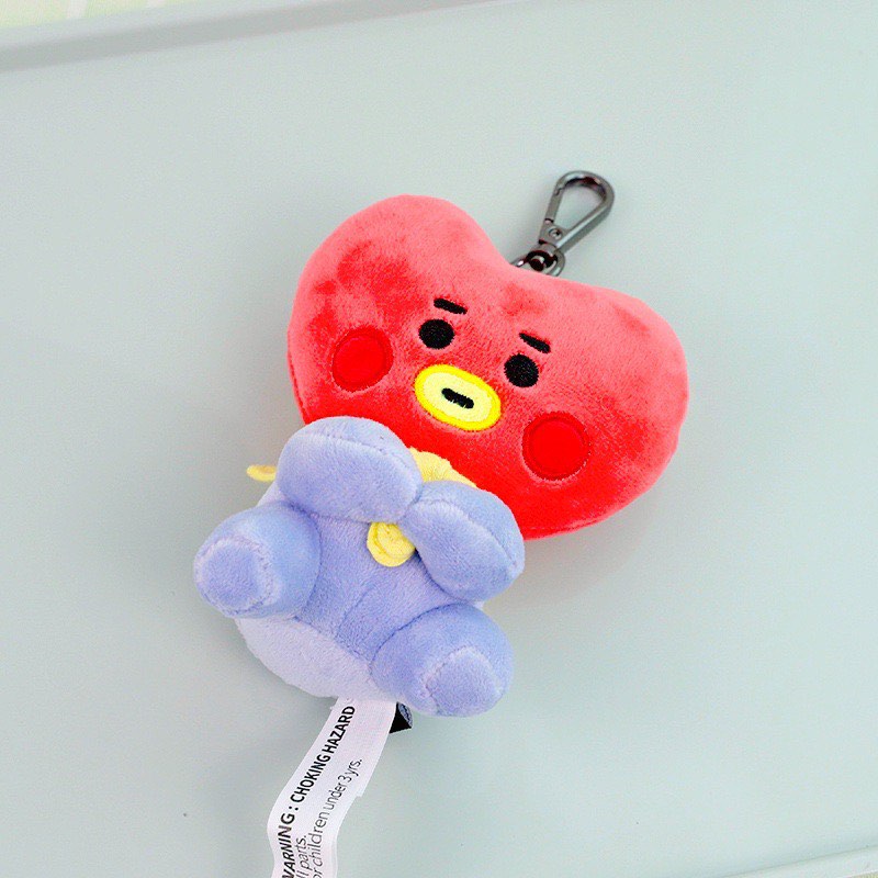 BT21 Tata Keyring 12cm, Hobbies & Toys, Memorabilia & Collectibles, Fan Merchandise on Carousell