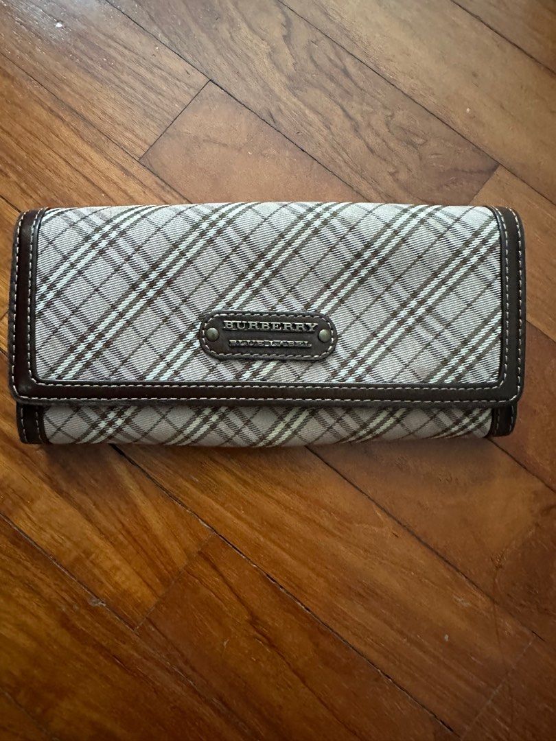 Burberry Blue Label Long Wallet, Women's Fashion, Bags & Wallets ...
