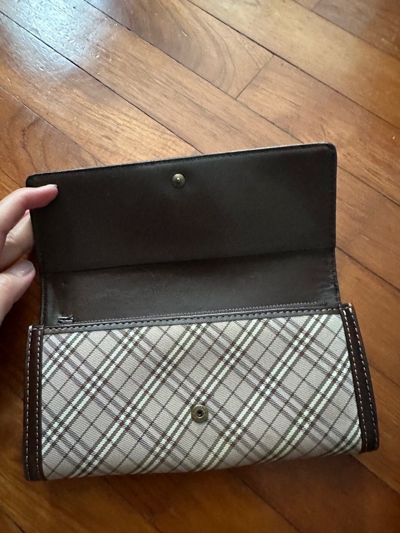 Burberry Blue Label Long Wallet, Women's Fashion, Bags & Wallets ...