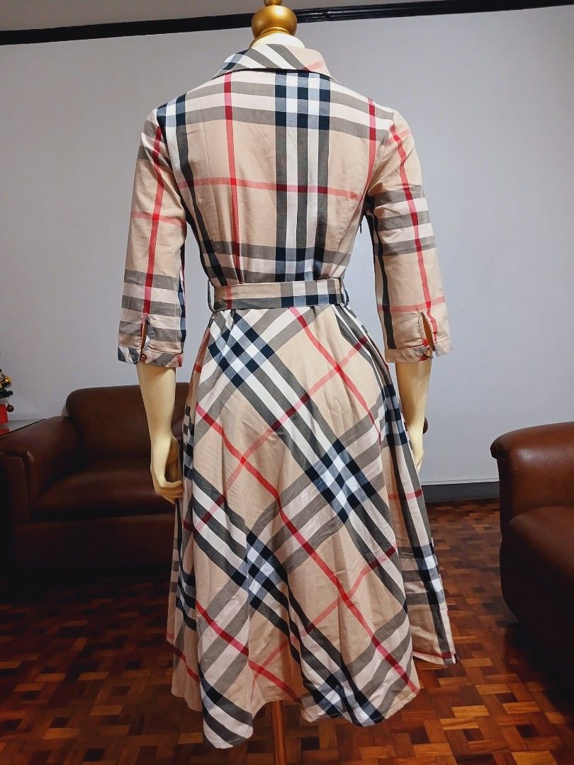 Burberry plaid Design (large), Women's Fashion, Dresses & Sets, Dresses ...