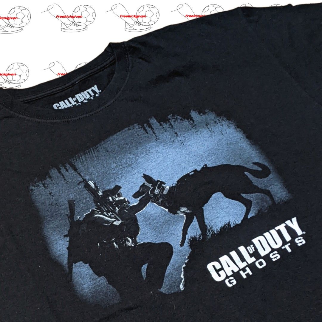 CALL OF DUTY GHOSTS Merchandise (Pit 23", Labuh 29.5") (Saiz XL), Men's ...