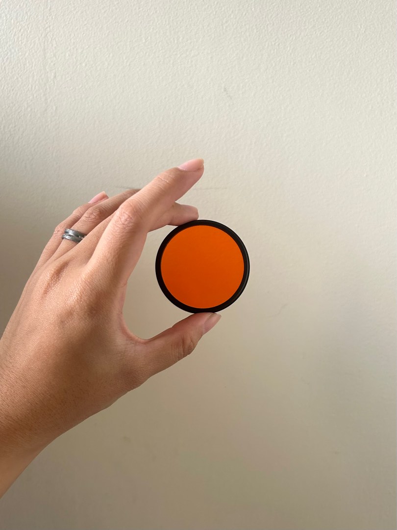 Camera Orange Color Lens Filter 52mm, Photography, Photography ...