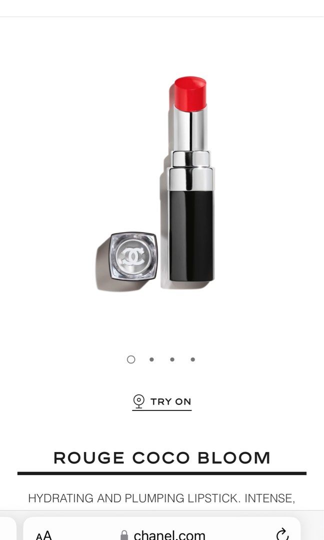 Chanel Rouge Coco Bloom Lipstick, Beauty & Personal Care, Face, Makeup ...