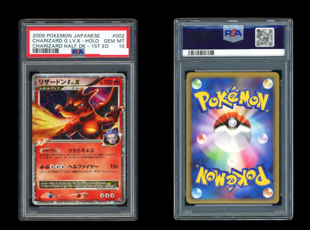 Charizard G LV. X #2 Pokemon Japanese Charizard Half Deck 1st ED PSA 10, Hobbies & Toys, Toys ...