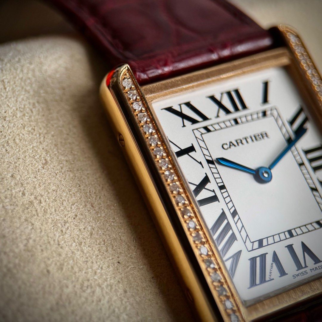 ‼️CHEAPEST Cartier Tank Solo Large, Luxury, Watches on Carousell