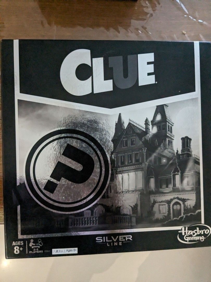 Clue Silver Line | Board Game, Hobbies & Toys, Toys & Games on Carousell