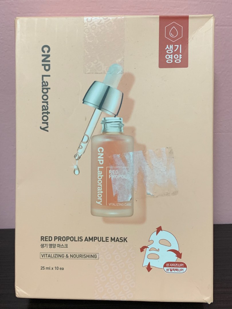 [KOREA][CNP LABORATORY] Red Propolis Ampoule Mask, Beauty & Personal ...
