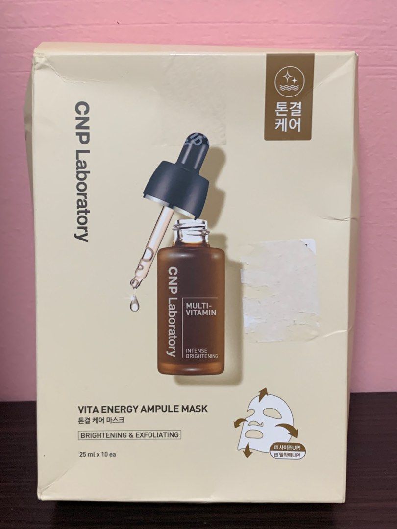 [3 @ $50][CNP LABORATORY] Vita Energy Ampoule Mask, Beauty & Personal ...
