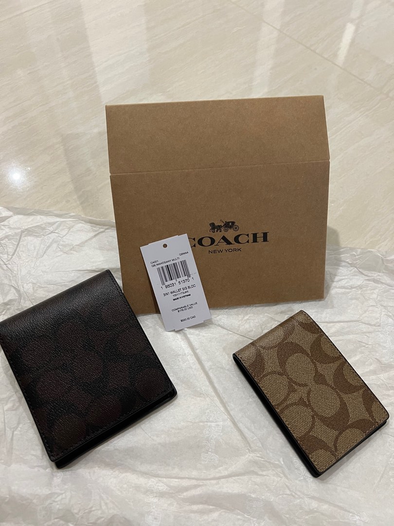 Coach Men Wallet, Men's Fashion, Watches & Accessories, Wallets & Card ...