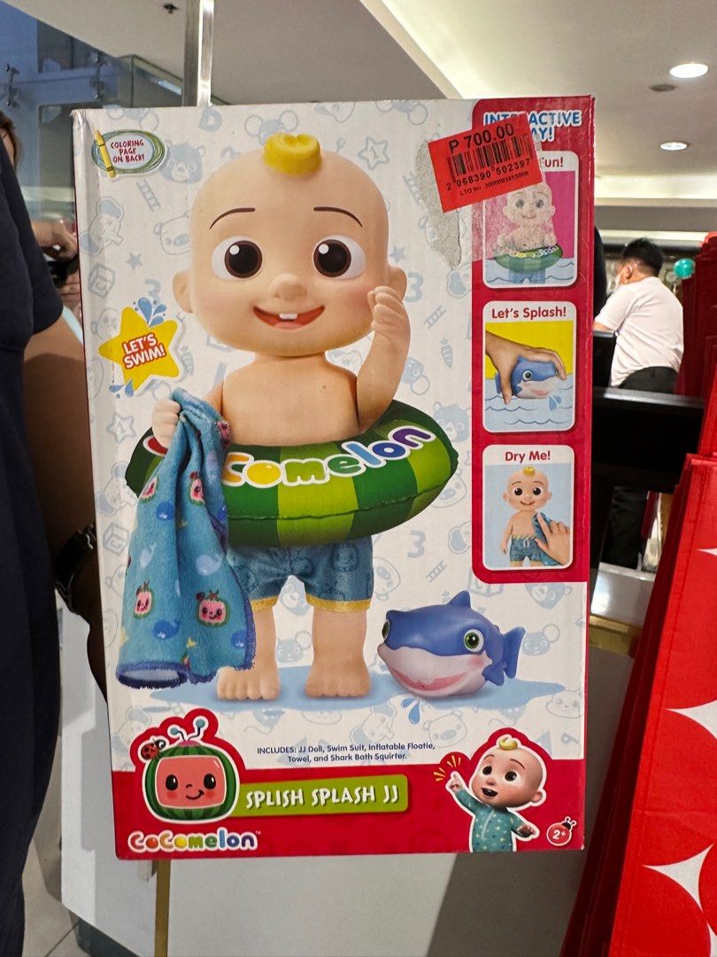 Cocomelon Jj bath time doll, Hobbies & Toys, Toys & Games on Carousell