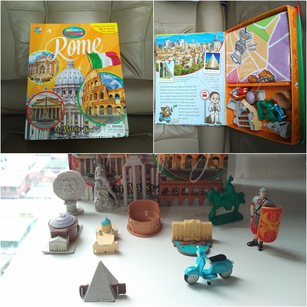 COD'LALAMOVE Educational Toy MY BUSY BOOKS Around The World Rome Italy ...