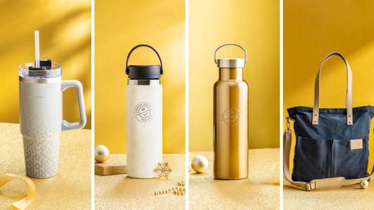 Coffee Bean & Tea Leaf CBTL holiday 2024 edition tumbler or tote bag ...