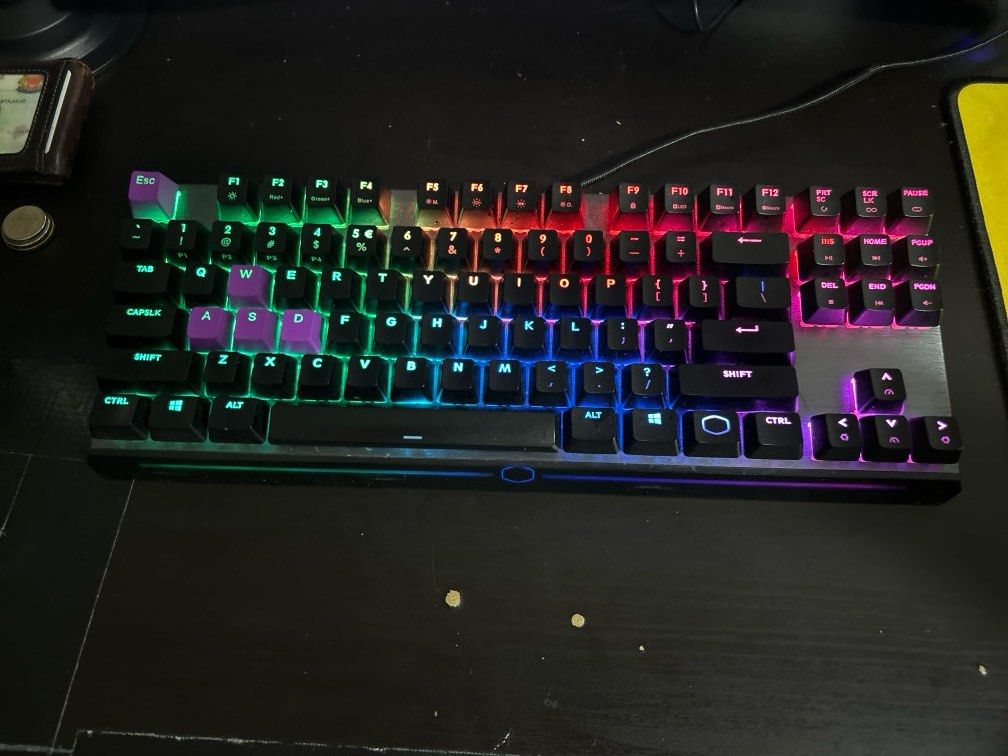 Cooler Master MK730 Cherry Red TKL Mechanical Keyboard, Computers ...