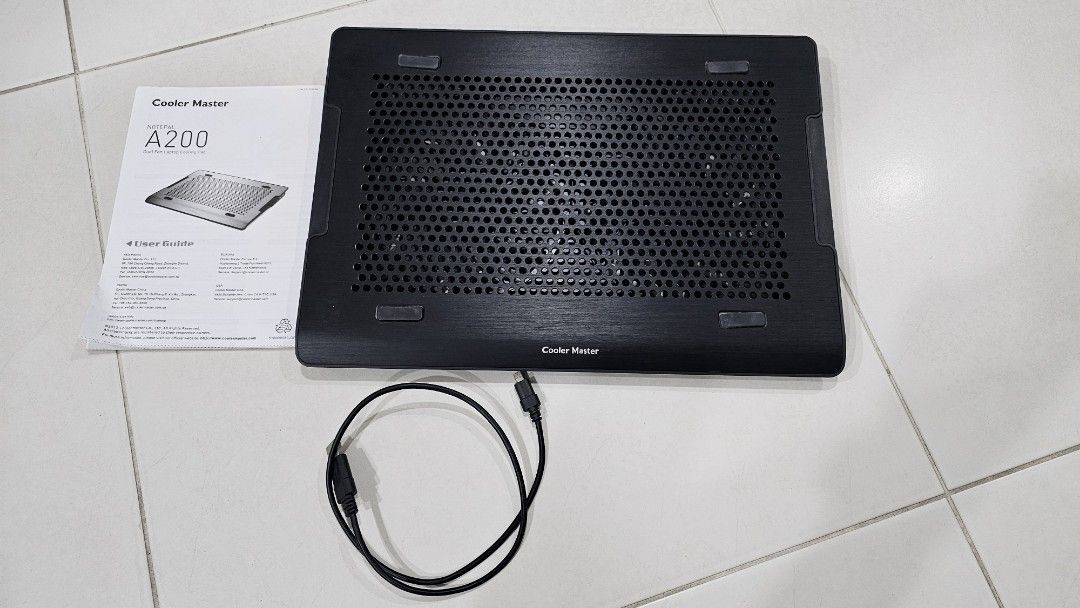 Cooler Master Notepal A200 Dual Fan Aluminium Laptop Cooling Pad, Computers & Tech, Parts ...