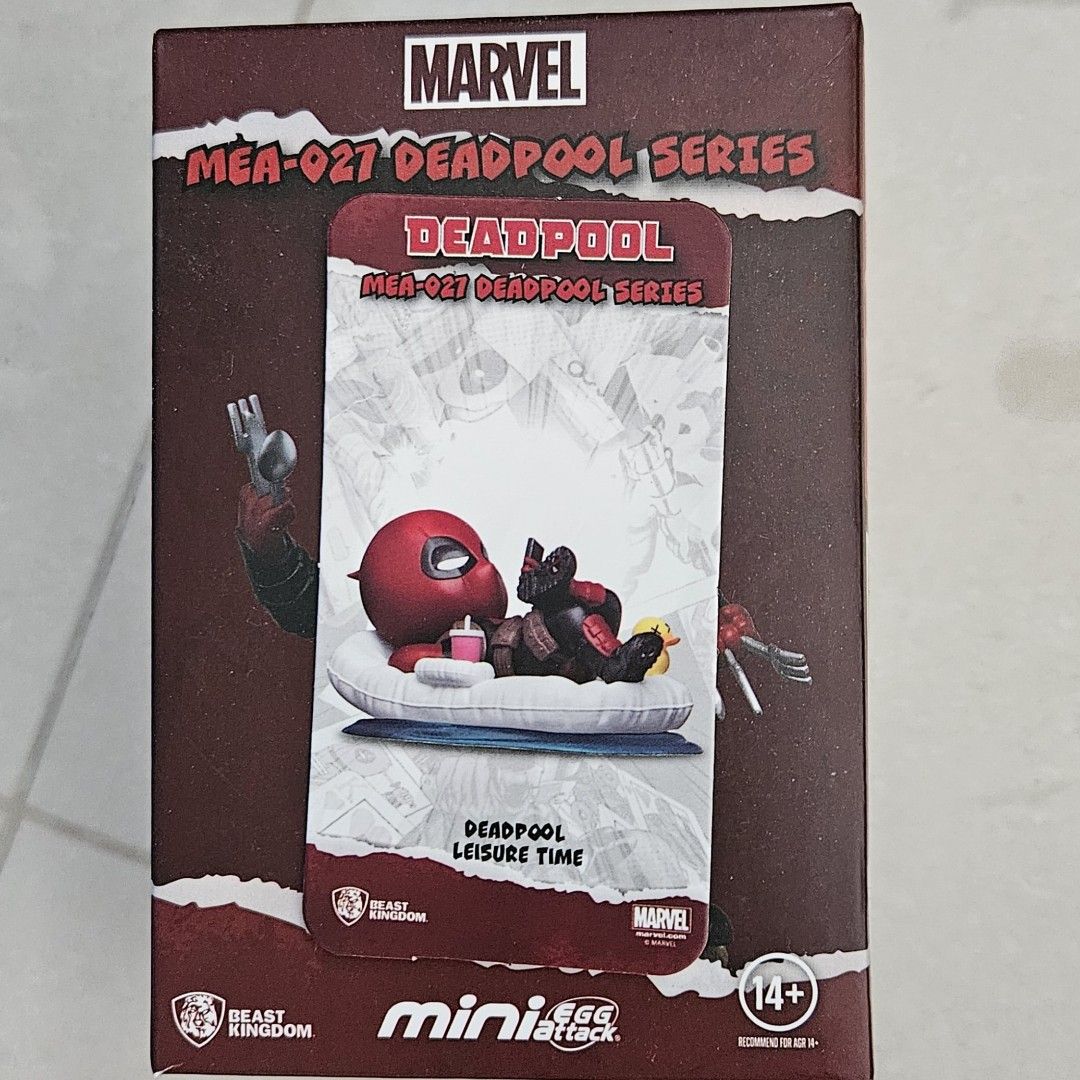 Deadpool Leisure Time Marvel MEA-027 Deadpool Series, Hobbies & Toys ...