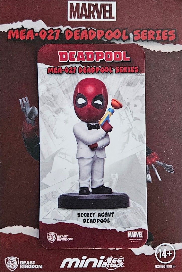 Deadpool Secret Agent Deadpool Marvel MEA-027 Deadpool Series, Hobbies ...