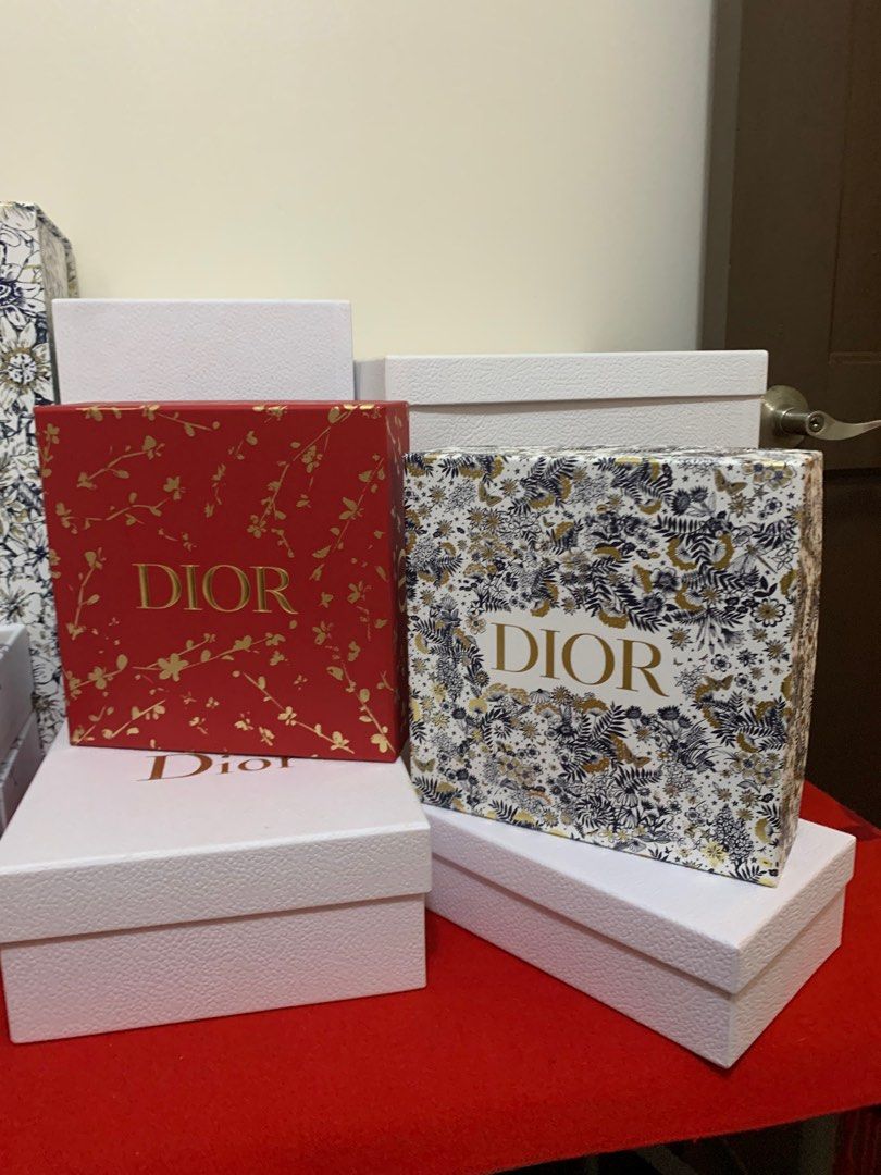 Dior box and paperbag, Luxury, Bags & Wallets on Carousell
