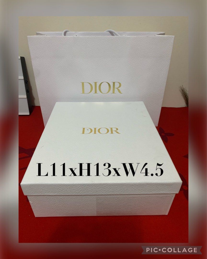 Dior box and paperbag, Luxury, Bags & Wallets on Carousell