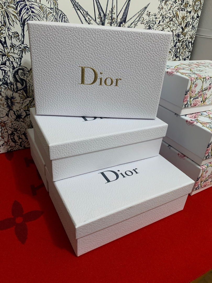 Dior box and paperbag, Luxury, Bags & Wallets on Carousell
