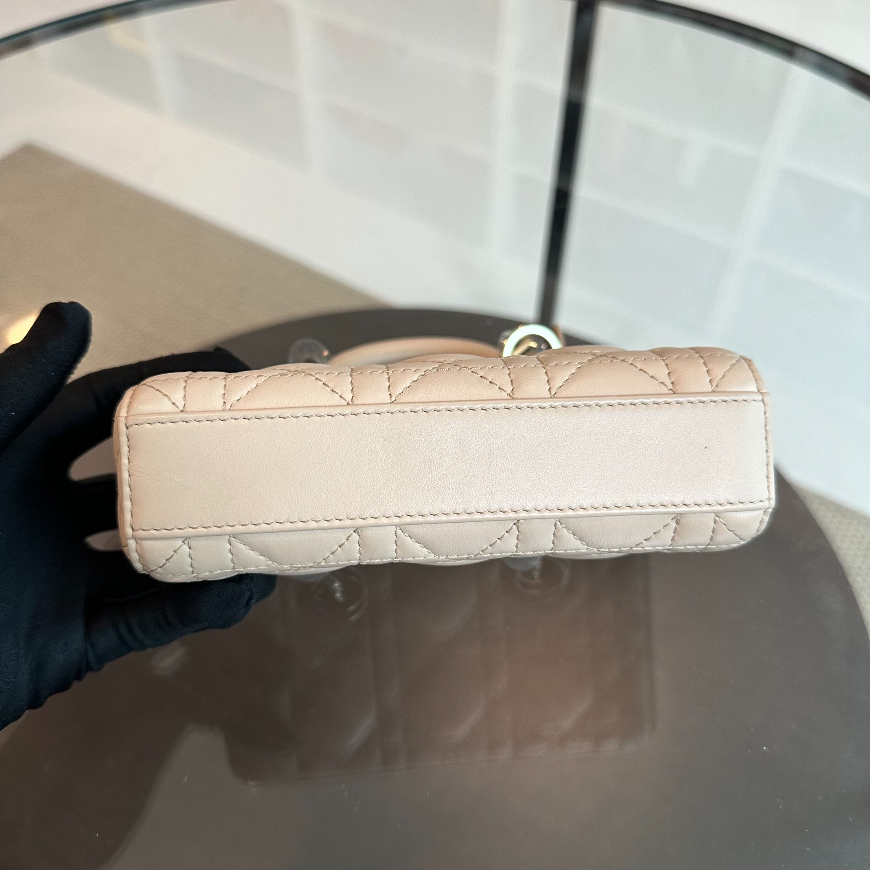Dior D-Joy Mini Beige Lambskin GHW D Joy, Luxury, Bags & Wallets on ...