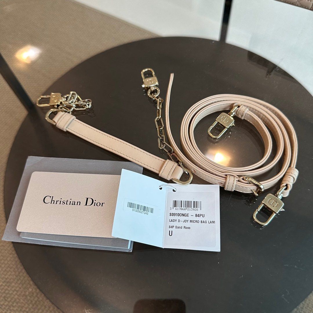 Dior D-Joy Mini Beige Lambskin GHW D Joy, Luxury, Bags & Wallets on ...