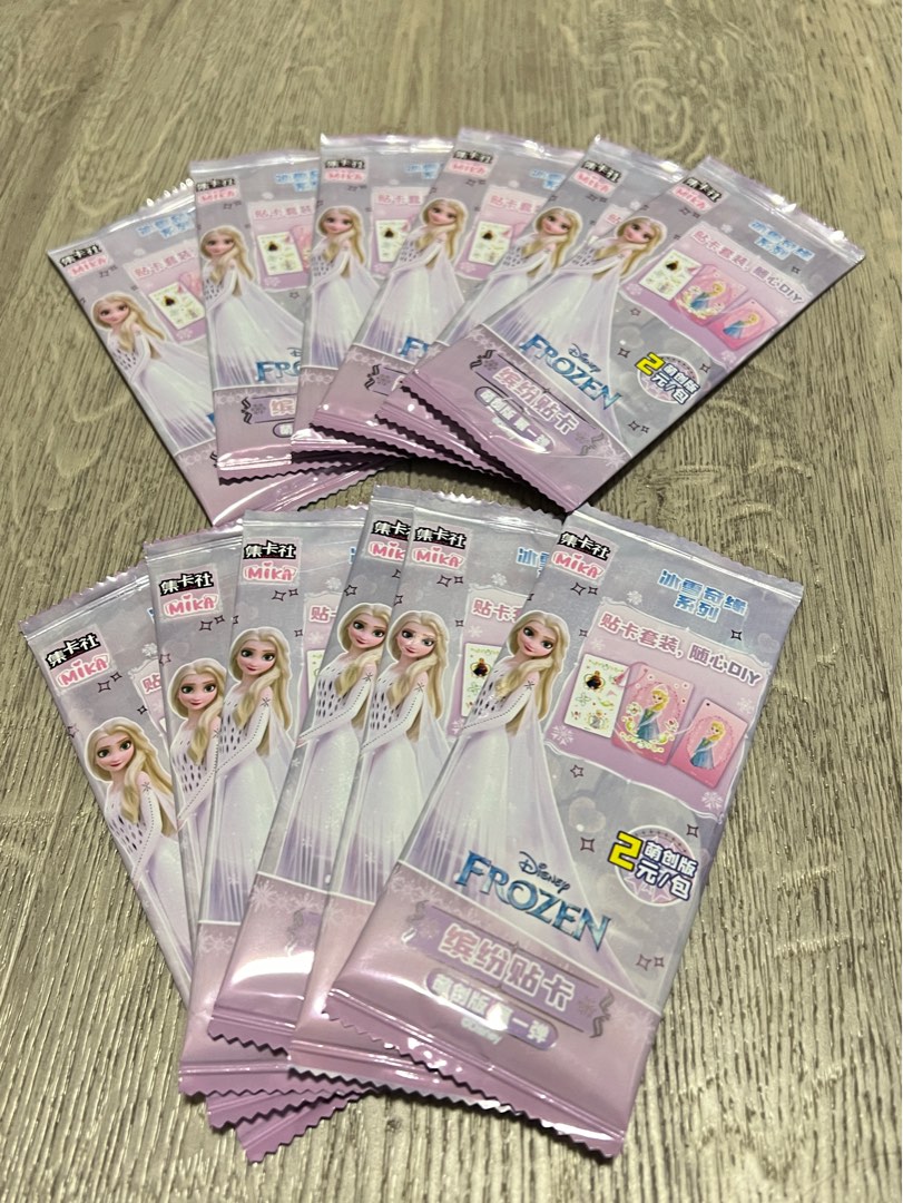 Disney Frozen Collectible Cards Stickers - Bundle of 6 / 12, Hobbies ...
