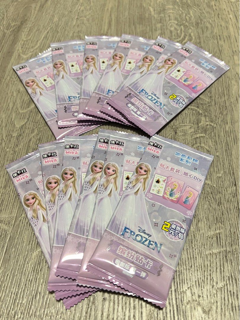 Disney Frozen Collectible Cards Stickers - Bundle of 6 / 12, Hobbies ...