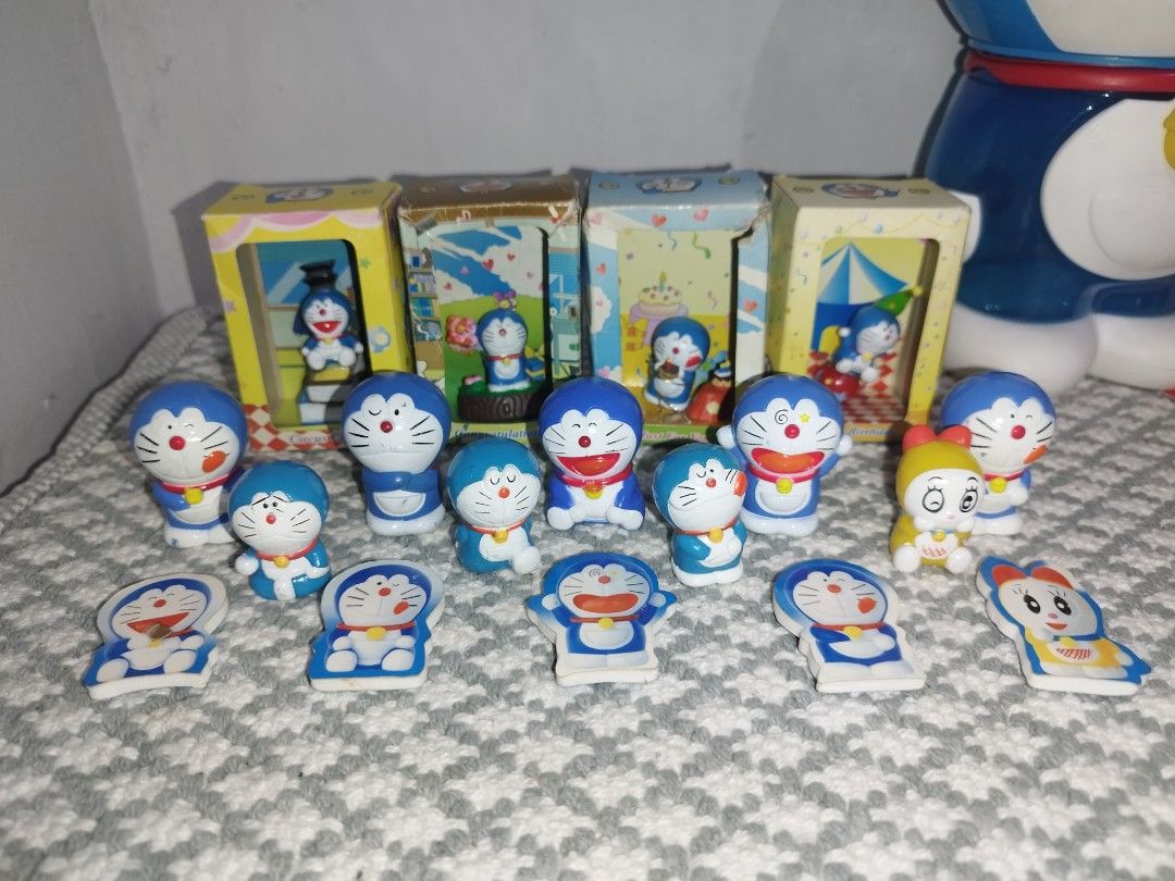 Doraemon Figures Set, Hobbies & Toys, Toys & Games on Carousell