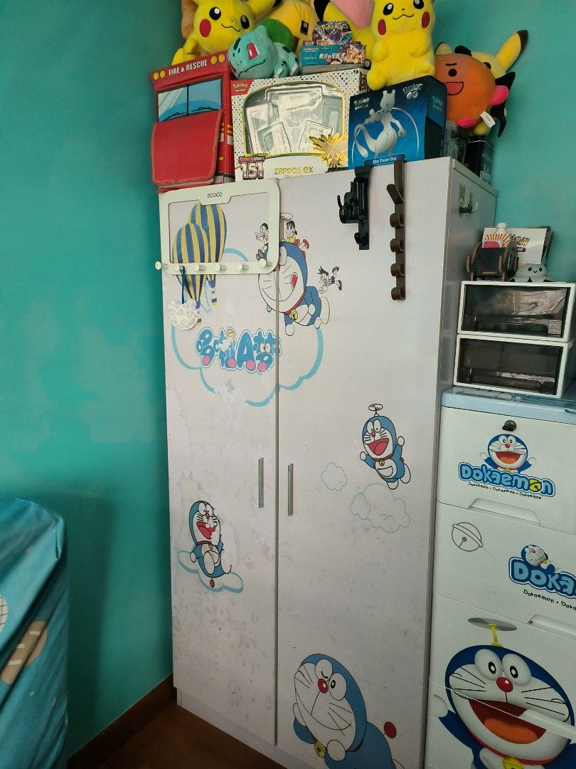 Doraemon Wardrobe, Furniture & Home Living, Furniture, Shelves ...
