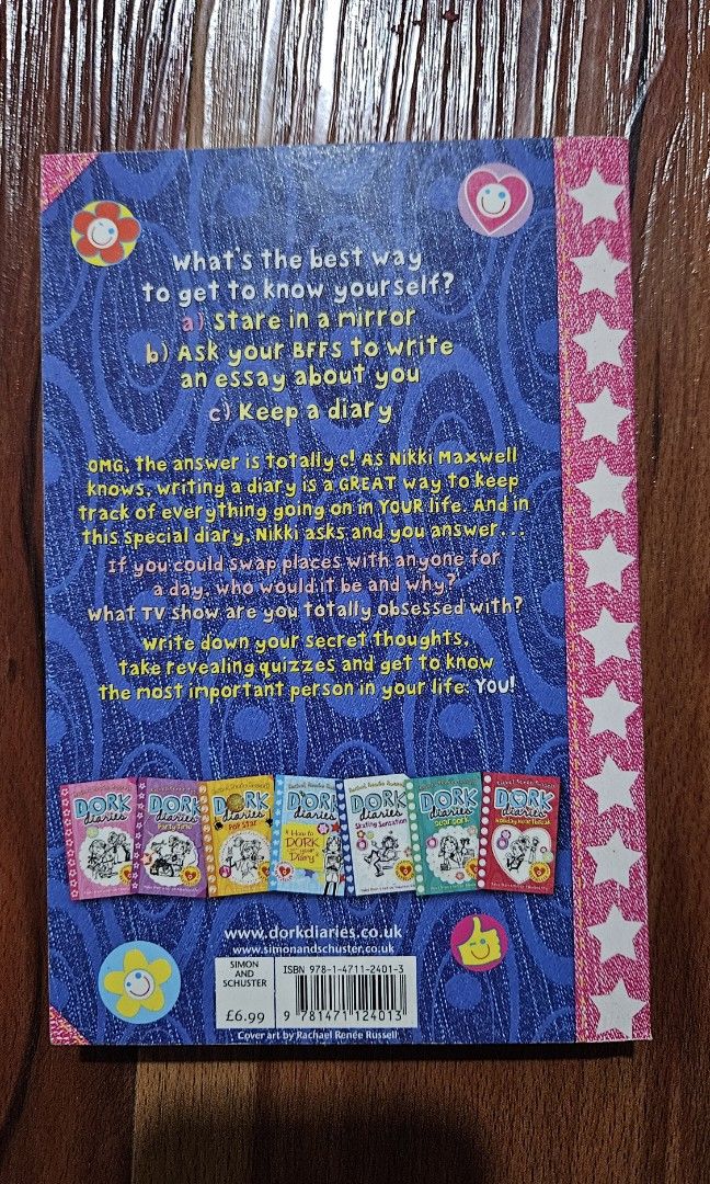 Dork Diaries OMG All About Me Diary, Hobbies & Toys, Books & Magazines ...