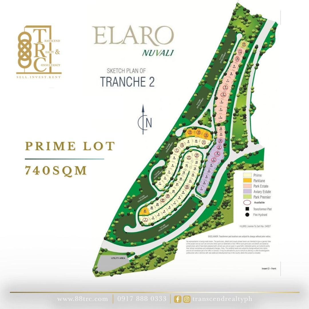 Elaro Nuvali Tranche 2 Prime lot For Sale, Property, For Sale, Lot on ...